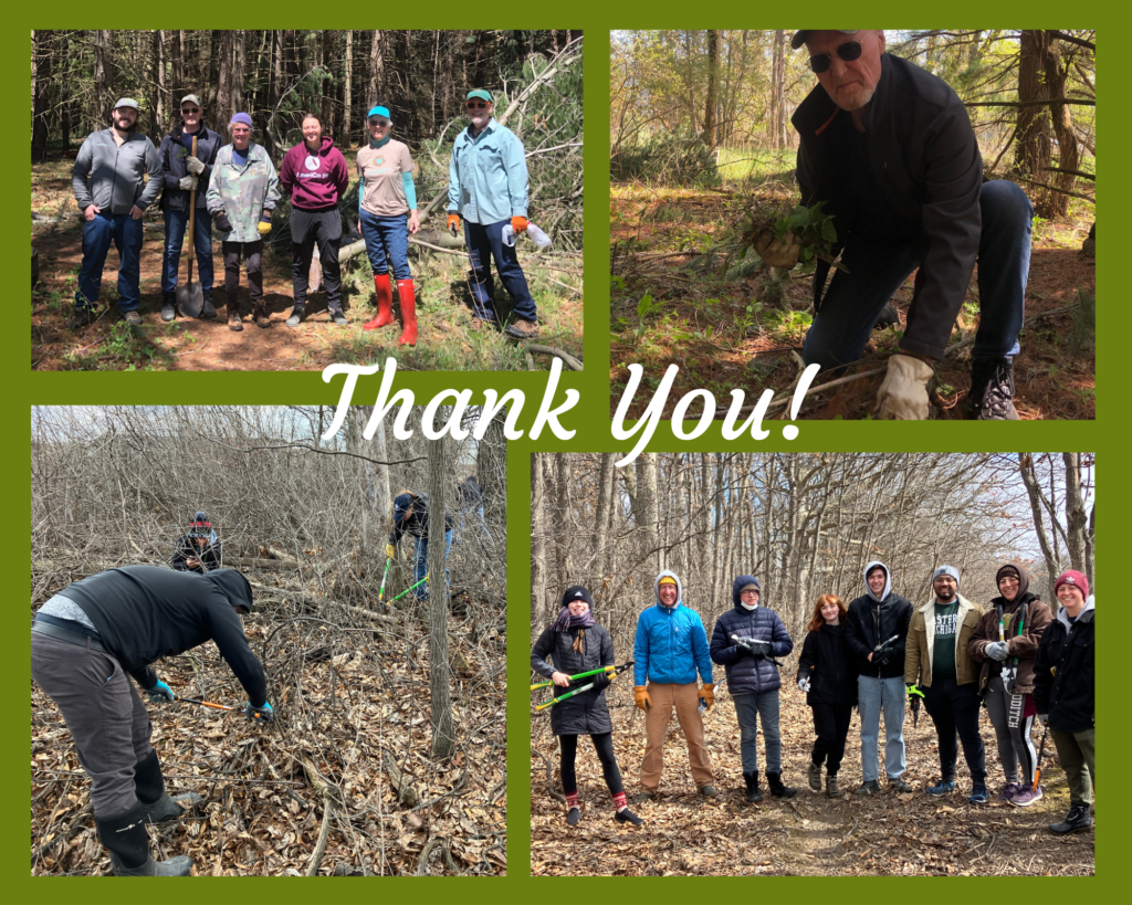 Spring recap: Three preserves, four workdays, and lots of helping hands ...